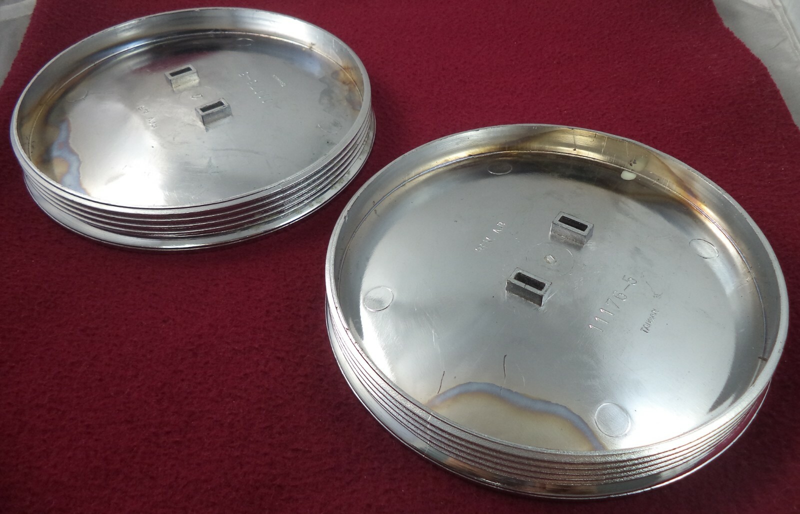 Neeper Wheels Chrome Custom Wheel Center Caps Set of 2 # 11176-5 / REV ...