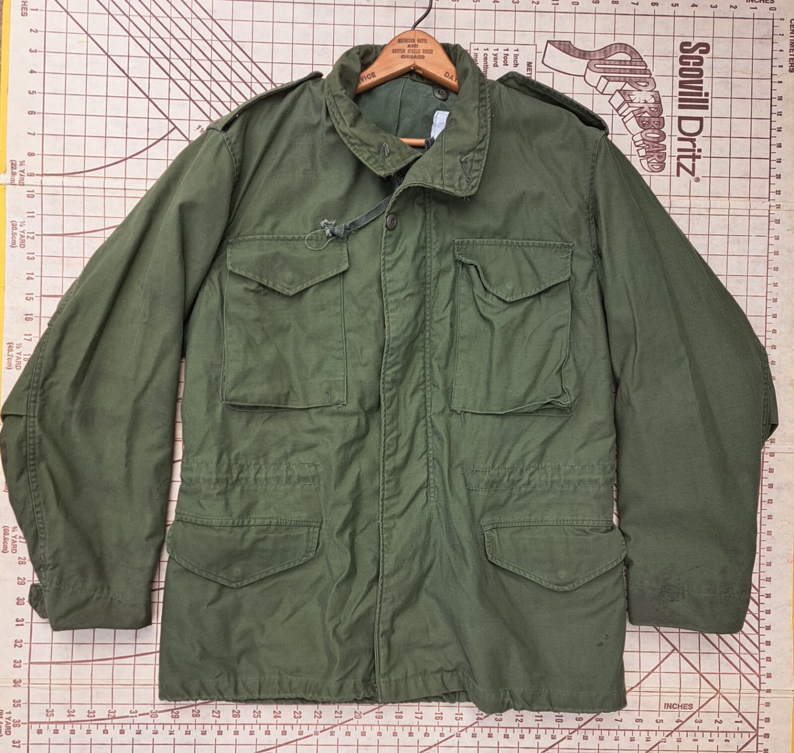 1981 RAMBO US Military Men's Army Jacket Combat Cold … - Gem