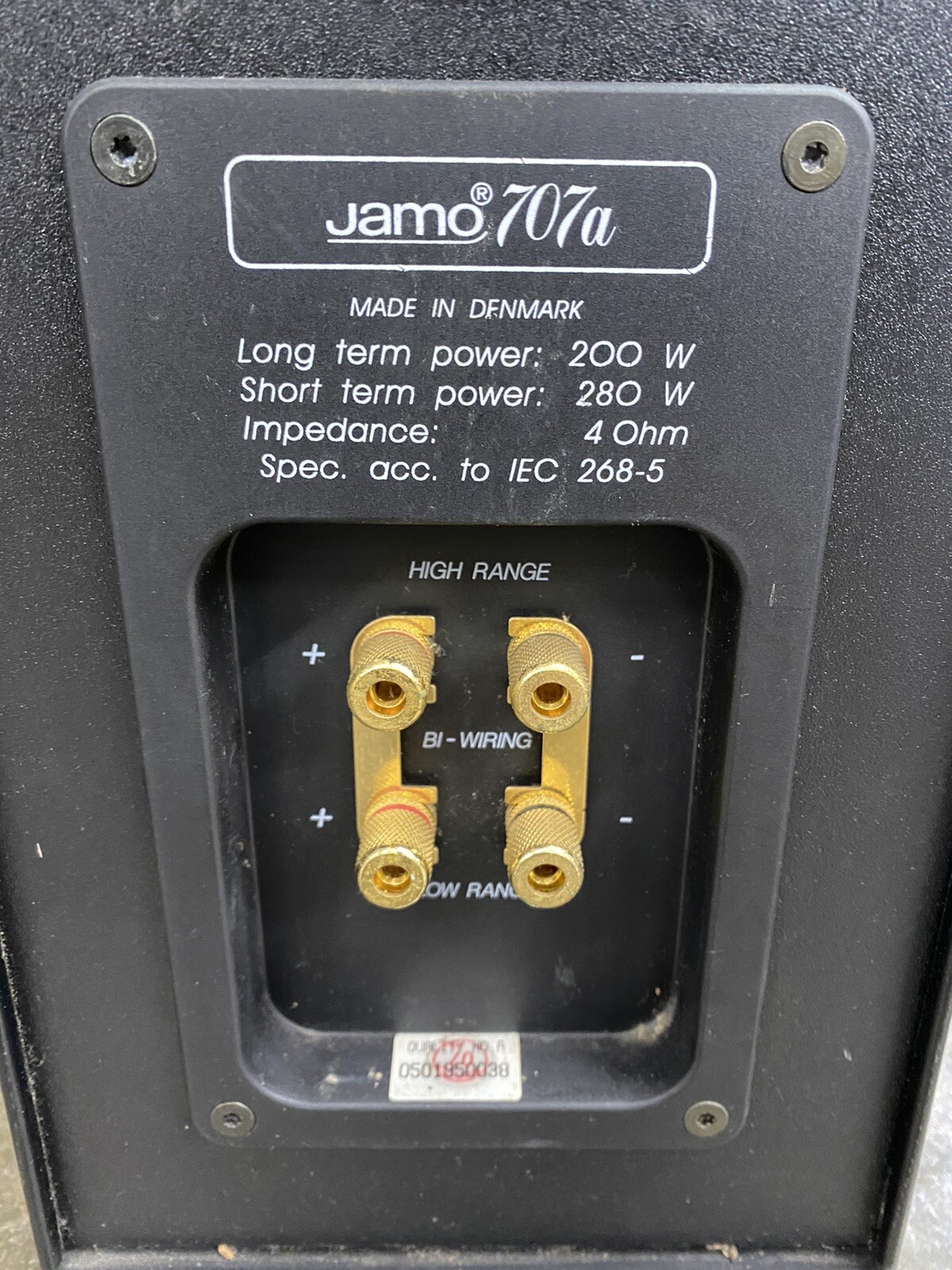 Jamo 707a 200W 4Ohm 41" High Tower Stereo Speakers Pair Tested and ...