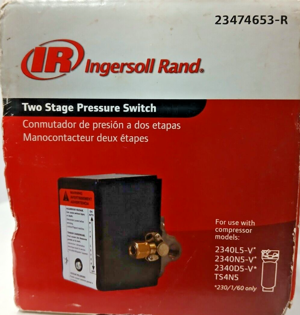 INGERSOLL RAND Two Stage Pressure Switch for Air Compressors Item ...