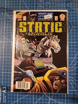 STATIC #17 7.0+ NEWSSTAND MILESTONE COMIC BOOK K-86 | eBay