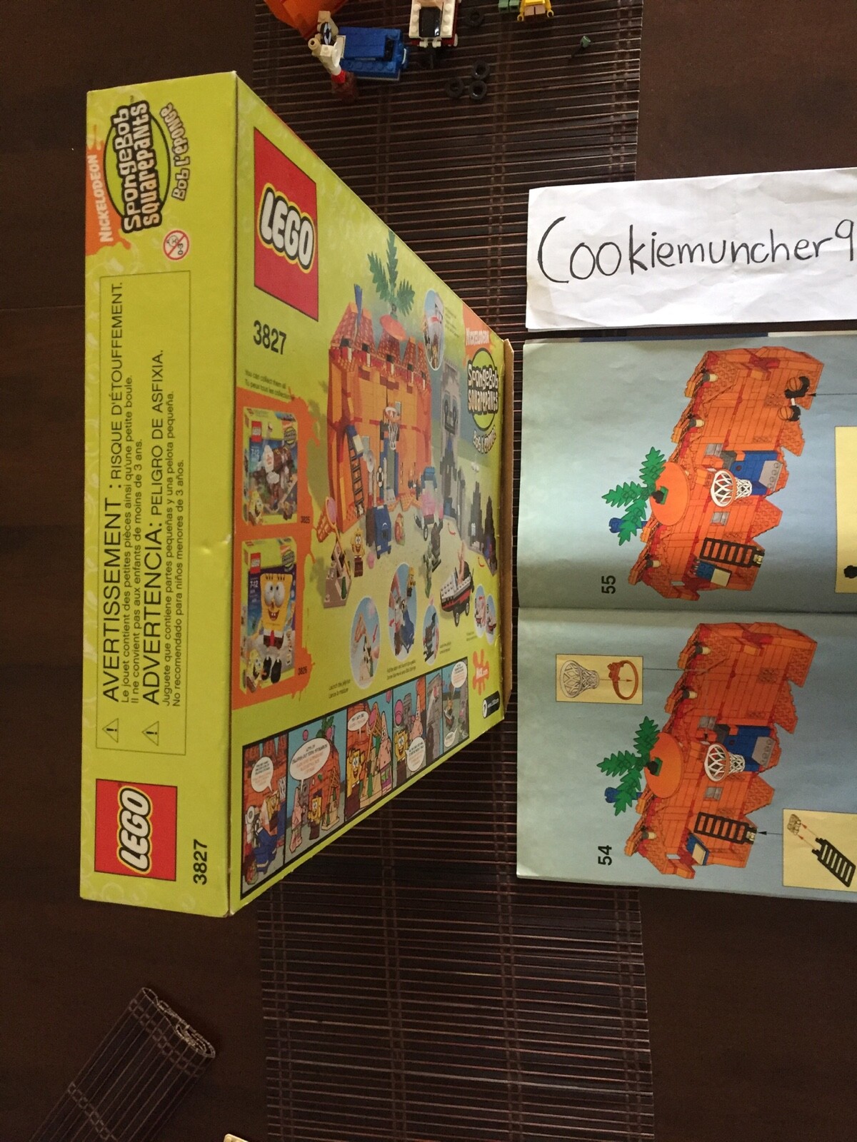 LEGO 3827 Spongebob Squarepants Adventures in Bikini Bottom | eBay