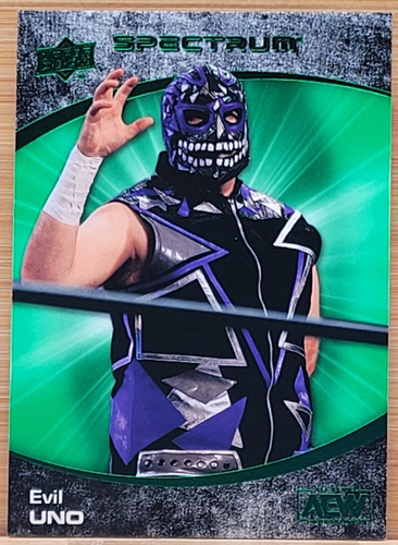 2021 UPPER DECK AEW SPECTRUM EVIL UNO GREEN #D/25 | eBay