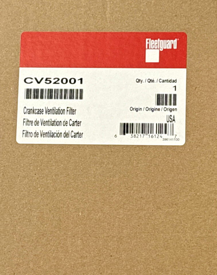 ~ NEW GENUINE FLEETGUARD CUMMINS CRANKCASE VENTILATION FILTER for ...