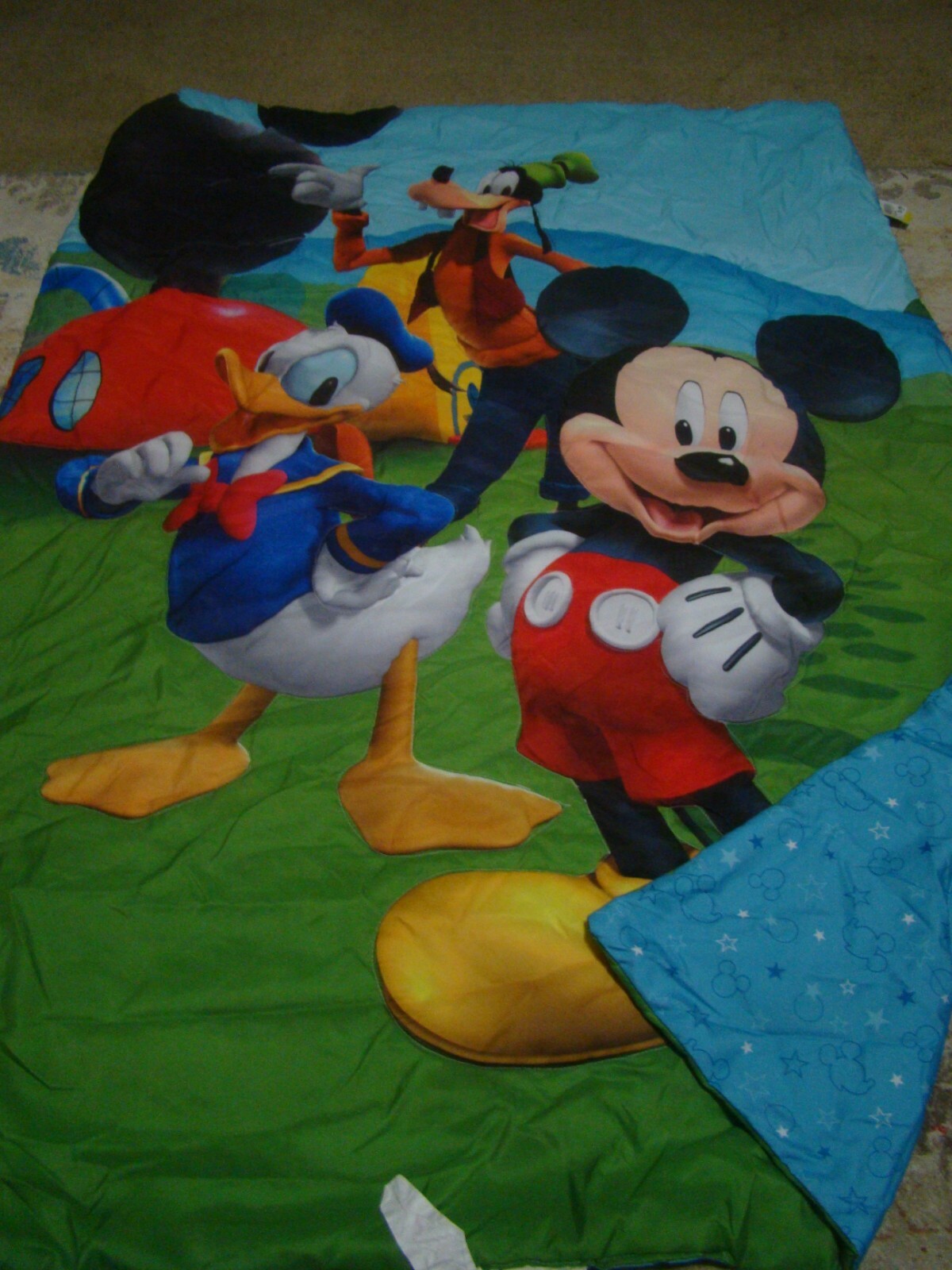 Disney Mickey Mouse Donald Duck Goofy Toddler Bed Siz… - Gem