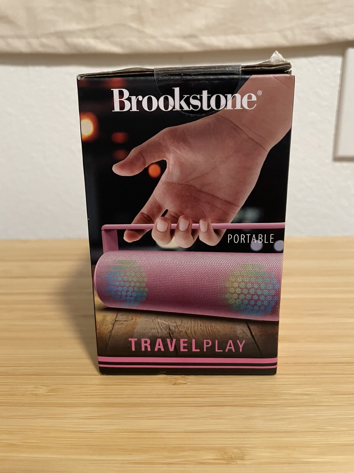 New Brookstone Portable & Wireless LED Speaker - Travel Play | eBay