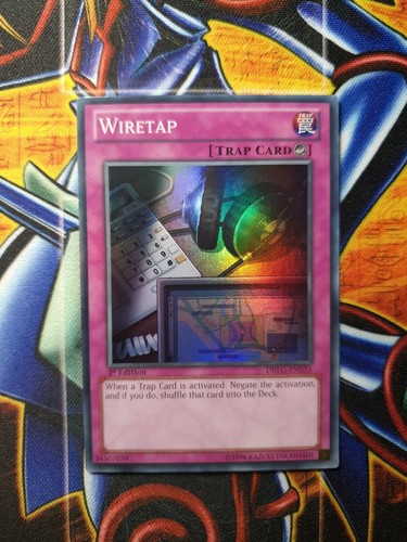 Wiretap DRLG-EN035 Super Rare Yu-Gi-Oh Card 1st Edition English | eBay