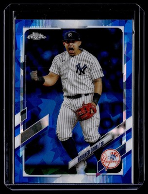 2021 Topps Chrome Sapphire Rougned Odor New York Yankees #US258 | eBay