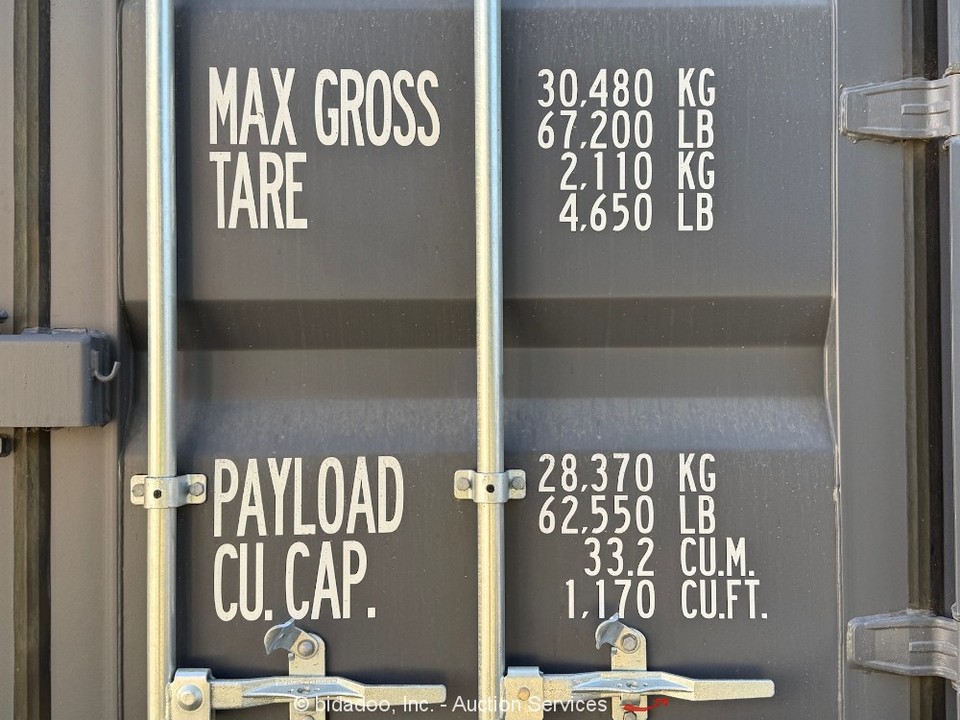 2025 20' Shipping Storage Container Conex Fork Pockets 67,200 LB ...