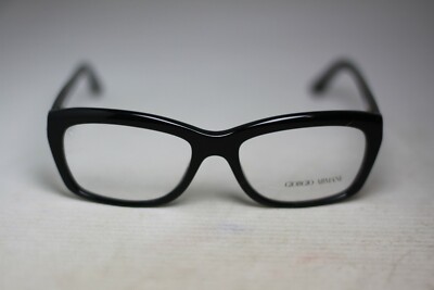 Giorgio Armani AR 7032 5017 POLISHED BLACK 53-17-140 ITALY MADE 9618 | eBay