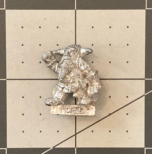 Citadel Vintage DWARF NORSE AXEMAN 1987 Old World Warhammer Oldhammer ...