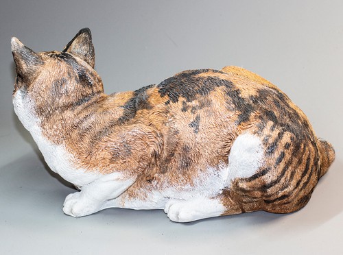Unique Urn Calico Cat Ashes Memorial Statue Pet Loss Grave Decor ...