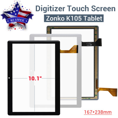 10.1" Touch Screen Digitizer Glass Replacement For Zonko K105 Tablet ...