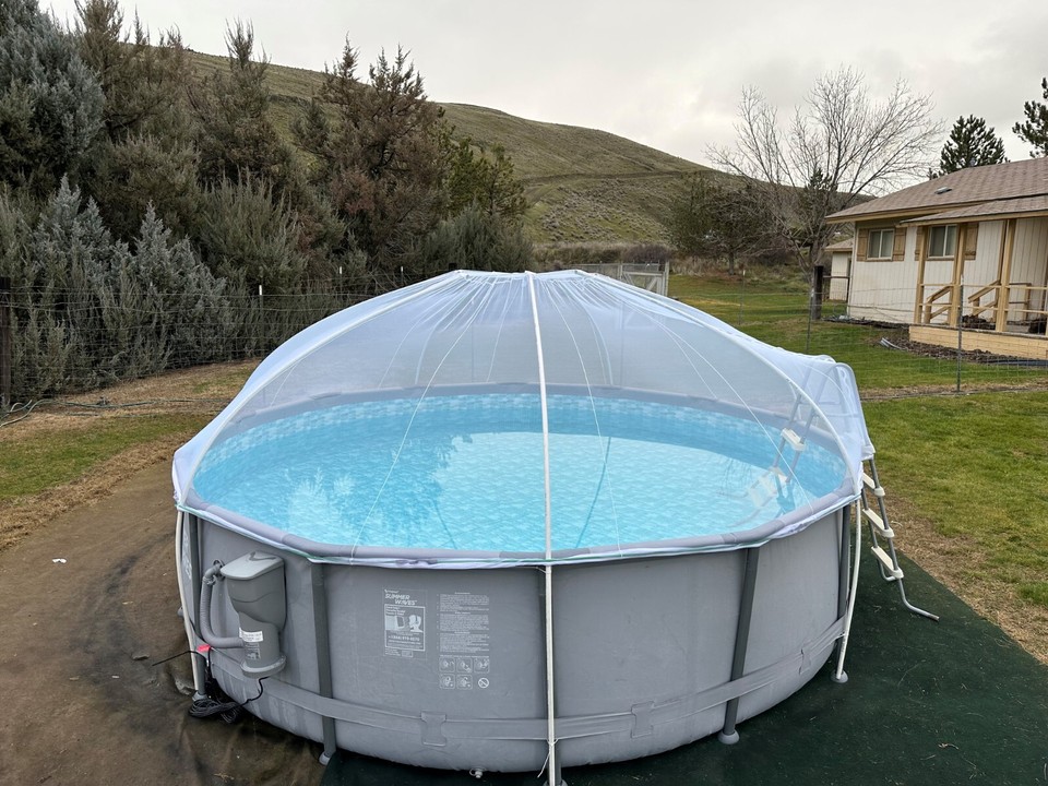 Above Ground Pool Dome Cover Screen | eBay