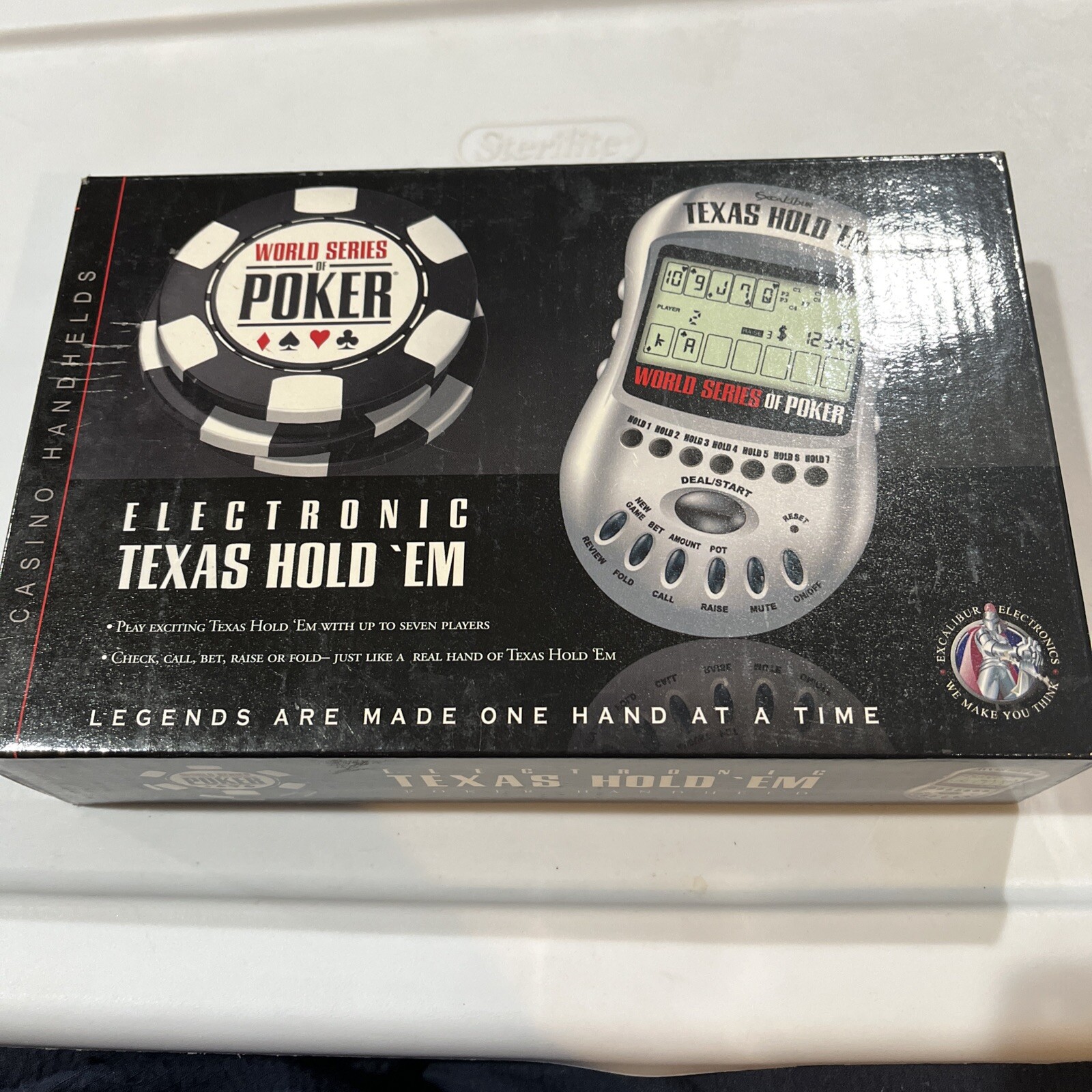 WSOP Workd Series Of Poker Electronic Texas Hold ‘Em Game, Excalibur,Brand New | eBay