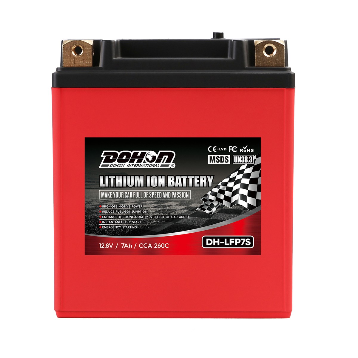 Lithium Ion Motorcycle Battery 12 Volts