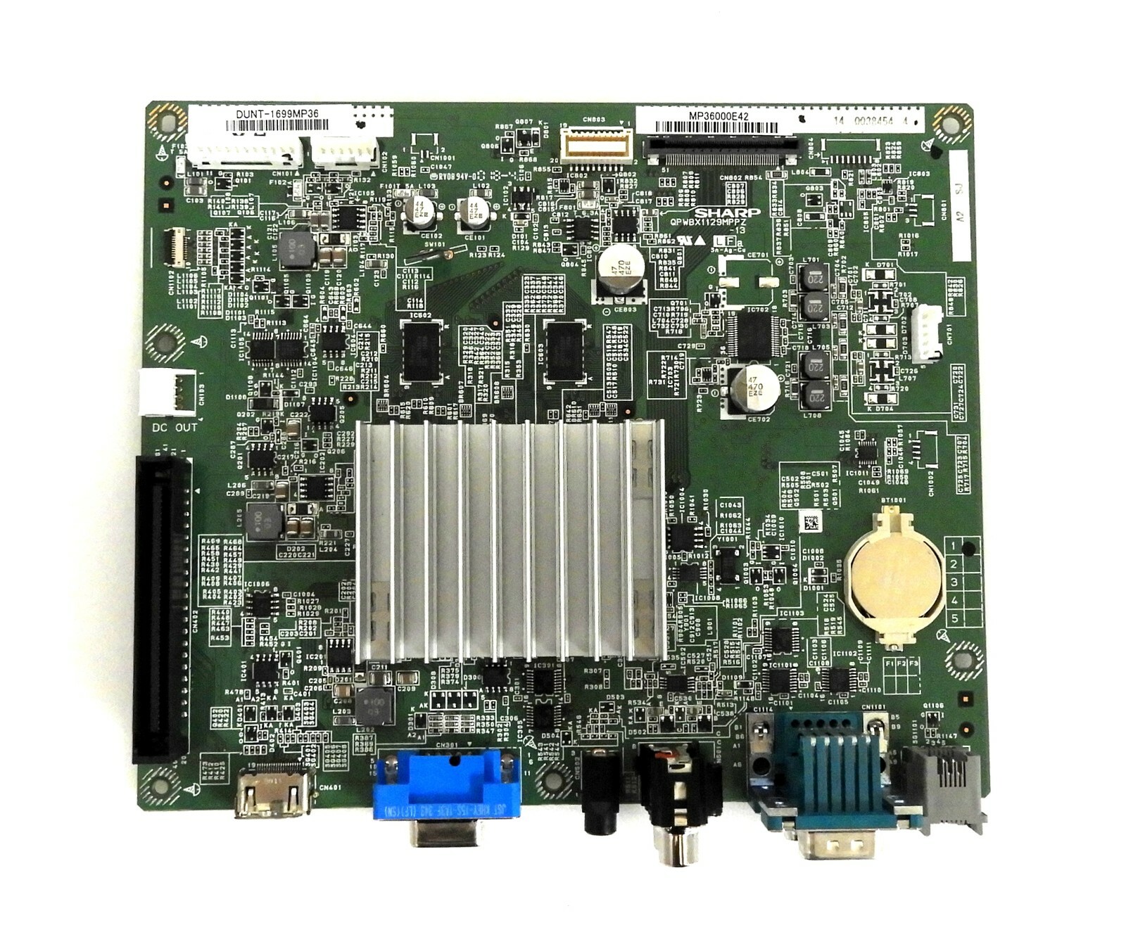 Sharp PN-E802 Main Board DUNT-1699MP36 | eBay