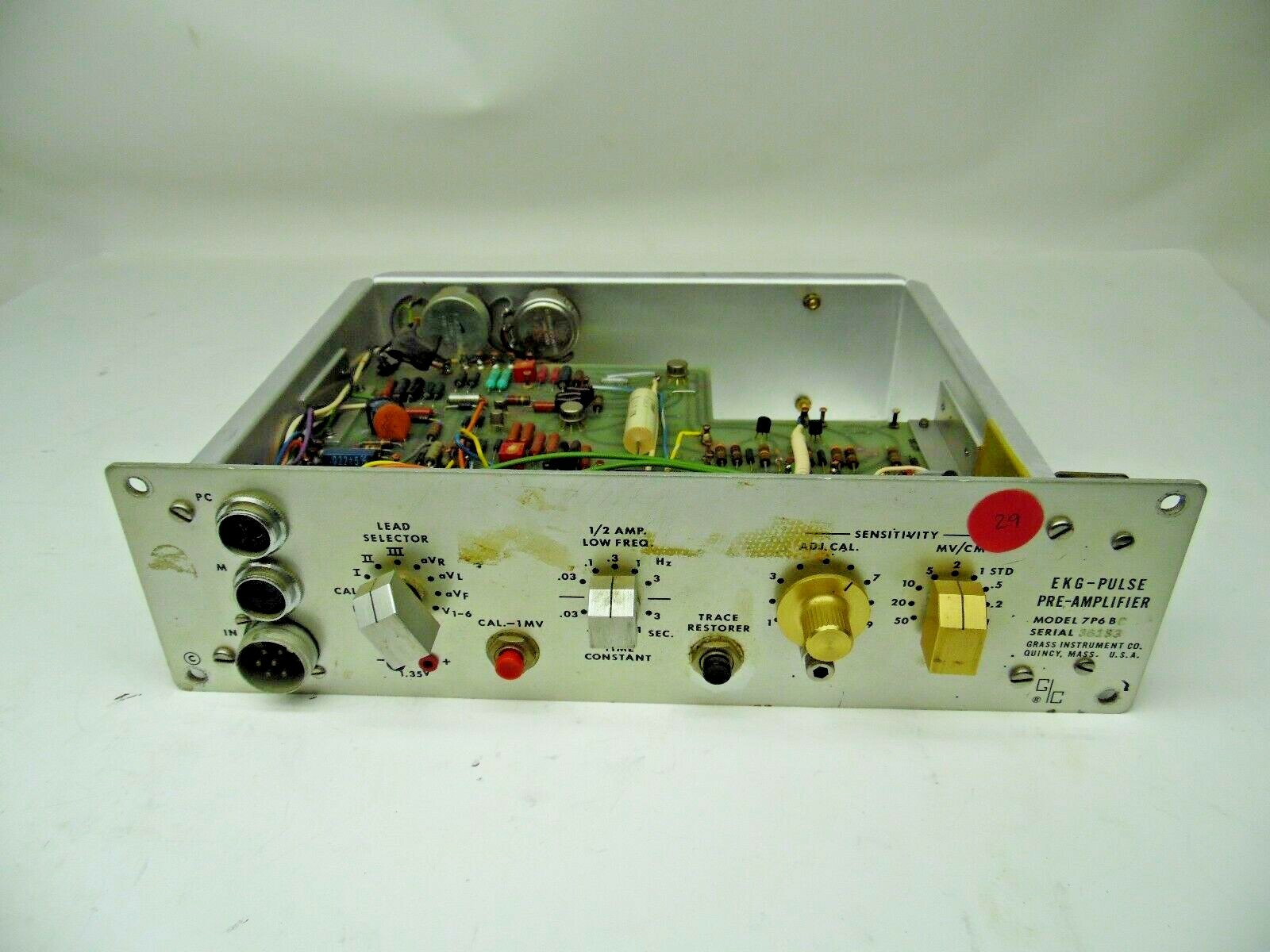 Grass Instrument Co. 7P6BC EKG-Pulse Pre-Amplifier | eBay
