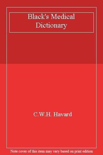 Blacks Medical Dictionary 35ED By Blacks | eBay