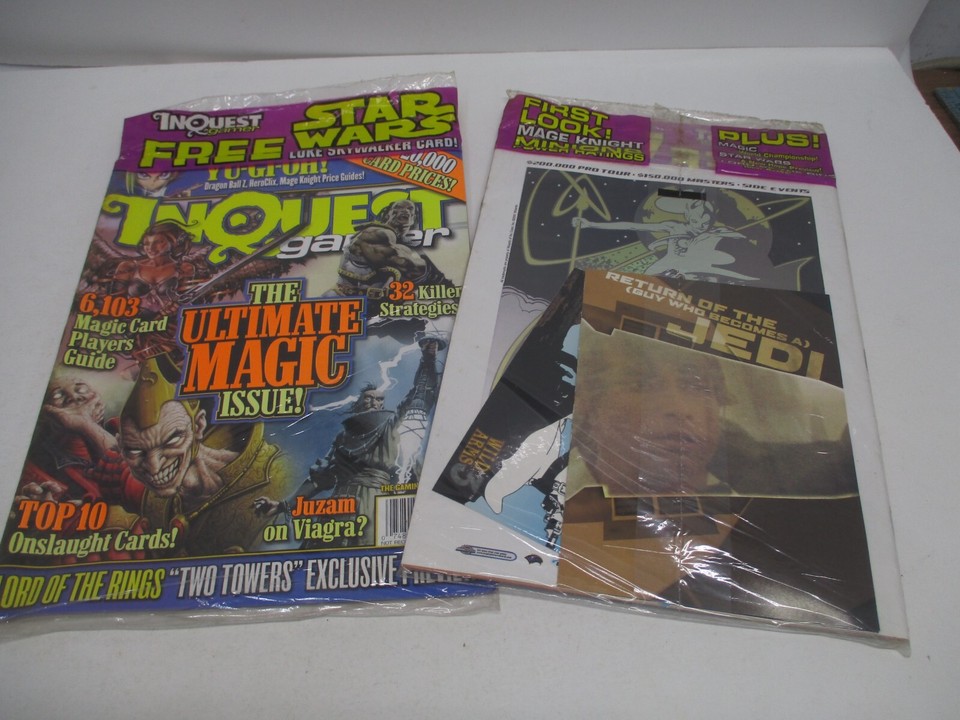 Original 2002 INQUEST Gamer/CCG Magazine Collection- Your Choice of 10 ...