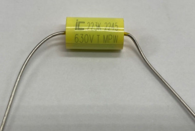 Illinois Capacitor metalized film capacitor axial lead 0.022uf/630V ...