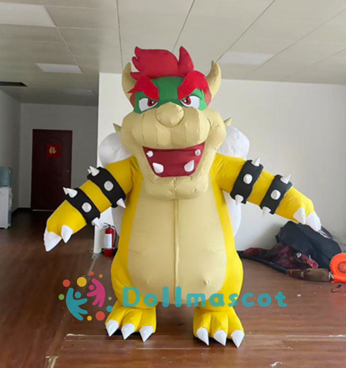 2.0M Super Mario Bowser Koopa Inflatable Mascot Costumes Animal Cosplay ...