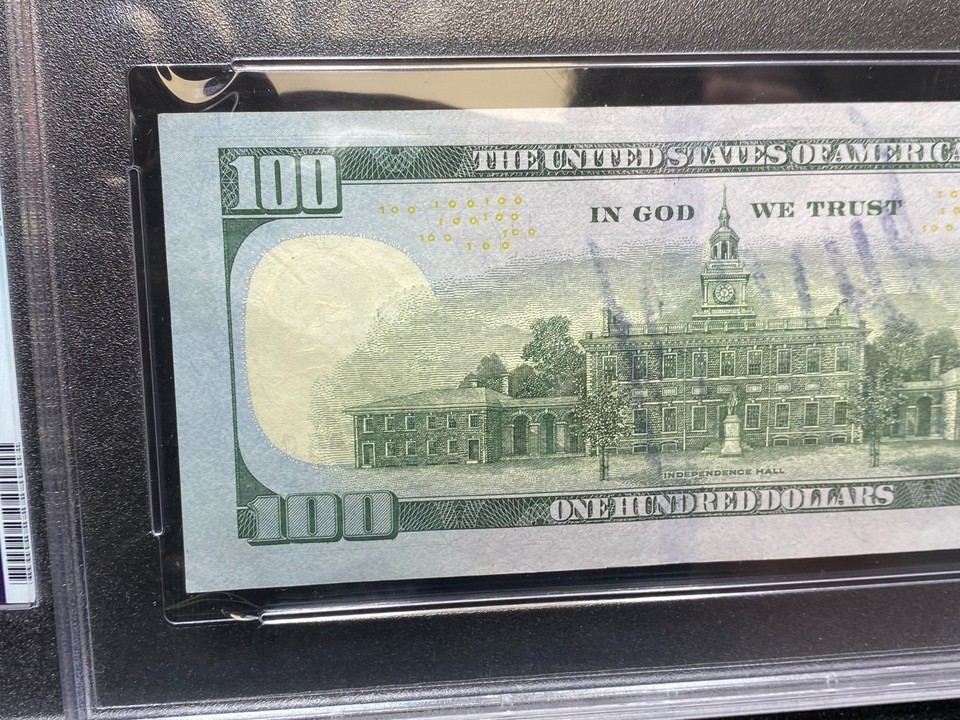 2009 $100 FEDERAL BANKNOTE DONALD TRUMP AUTOGRAPH PSA DNA CERTIFIED NO ...