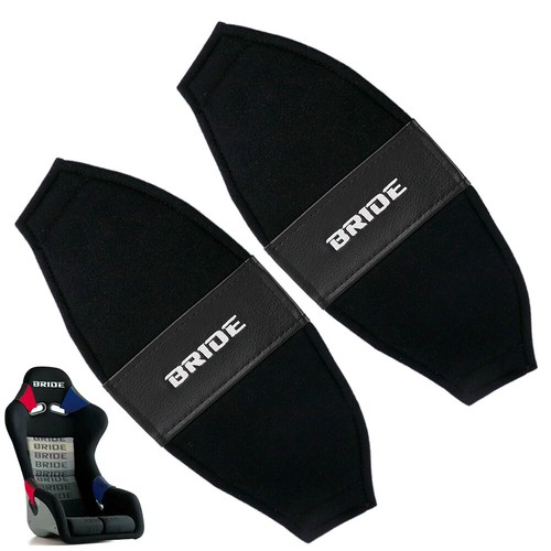 2pcs JDM BRIDE Black Racing Full Bucket Seat Side Cover Repair ...