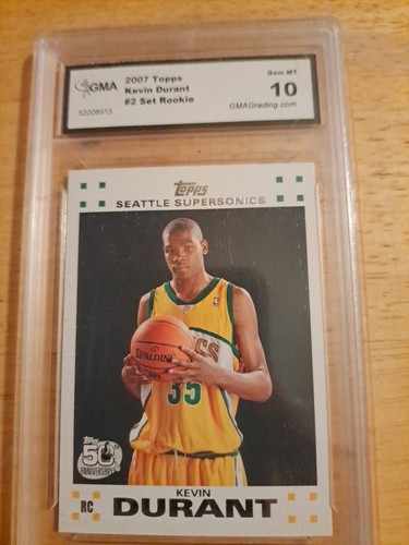 Gma 2007 Topps Kevin Durant #2 Set Rookie | eBay