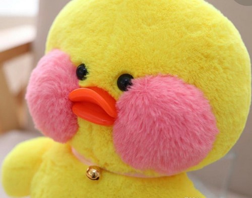 Cafe Mimi Duck Lalafanfan_20cm_White/Pink/Yellow_INS Kawaii Plush ...