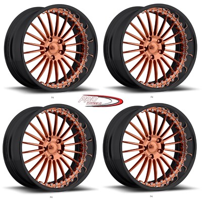 19 CUSTOM FORGED ROSE GOLD WHEELS RIMS BILLET | eBay