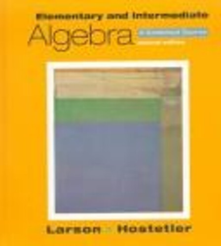 Elementary and Intermediate Algebra : A Combined Course Hardcover ...