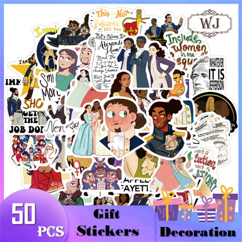 50pcs Hamilton 2 Musical Theater Vinyl Decal Stickers Car Laptop ...