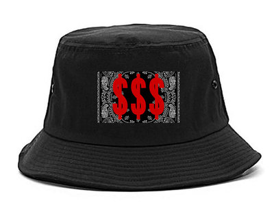 Kings Of NY Money Bandana Printed Bucket Hat Gang Hood | eBay