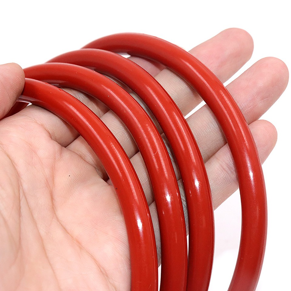 Red Silicone Rubber O Rings Metric Food Grade Cross Section 2.65mm, ID 3mm-290mm | eBay UK