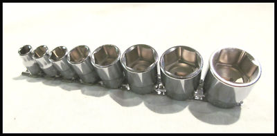 BSA TRIUMPH NORTON WHITWORTH BRITISH SOCKET SET 3/8 DRIVE 8 PIECE 6 ...