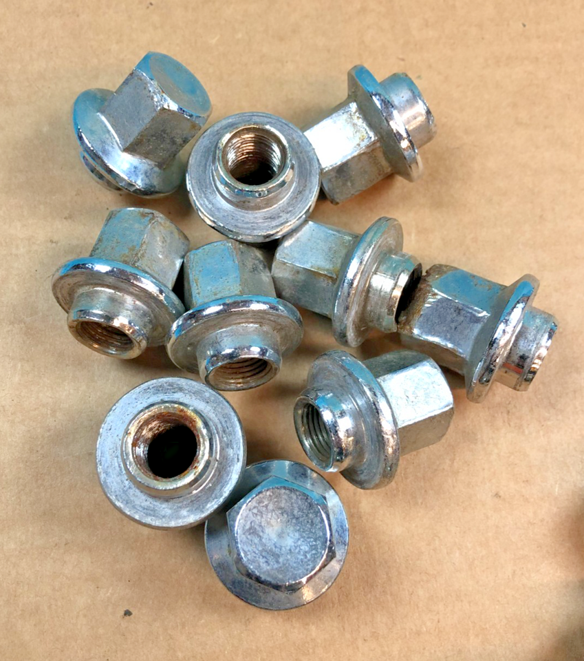 Bulk lot of 60 Chrome Lug Nuts and Wheel Locks Various Sizes NO SETS ...