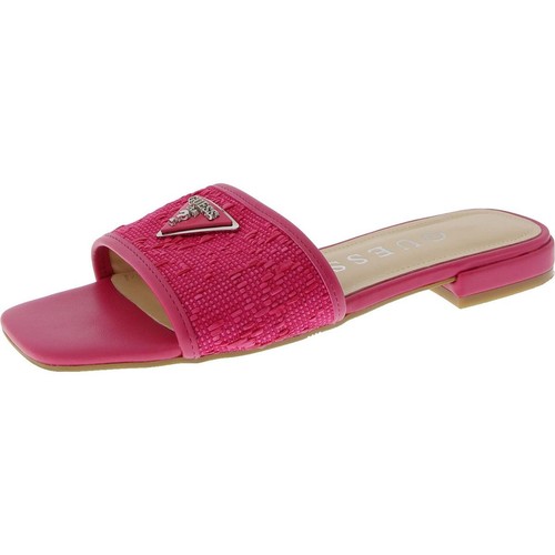 Guess Womens Tamsey Pink Faux Leather Slide Sandals 7 Medium (B,M) BHFO ...