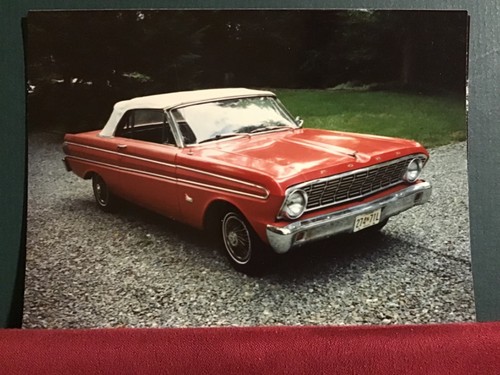 3 Lot 1964 FORD FALCON Futura Red & White Convertible Snapshots 3 Views ...
