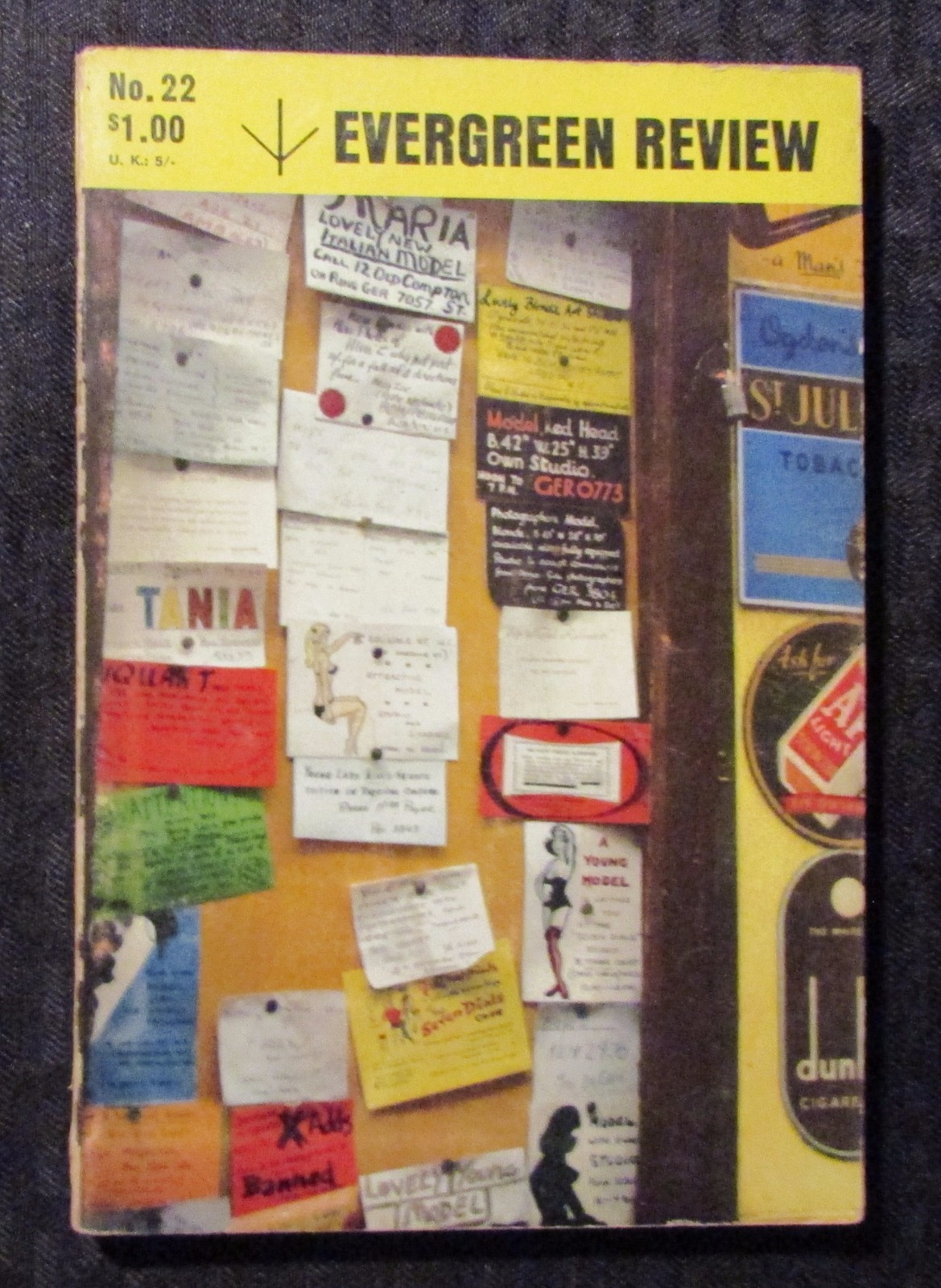 1962 EVERGREEN REVIEW Digest v.6 #22 VG 4.0 William S Burroughs ...