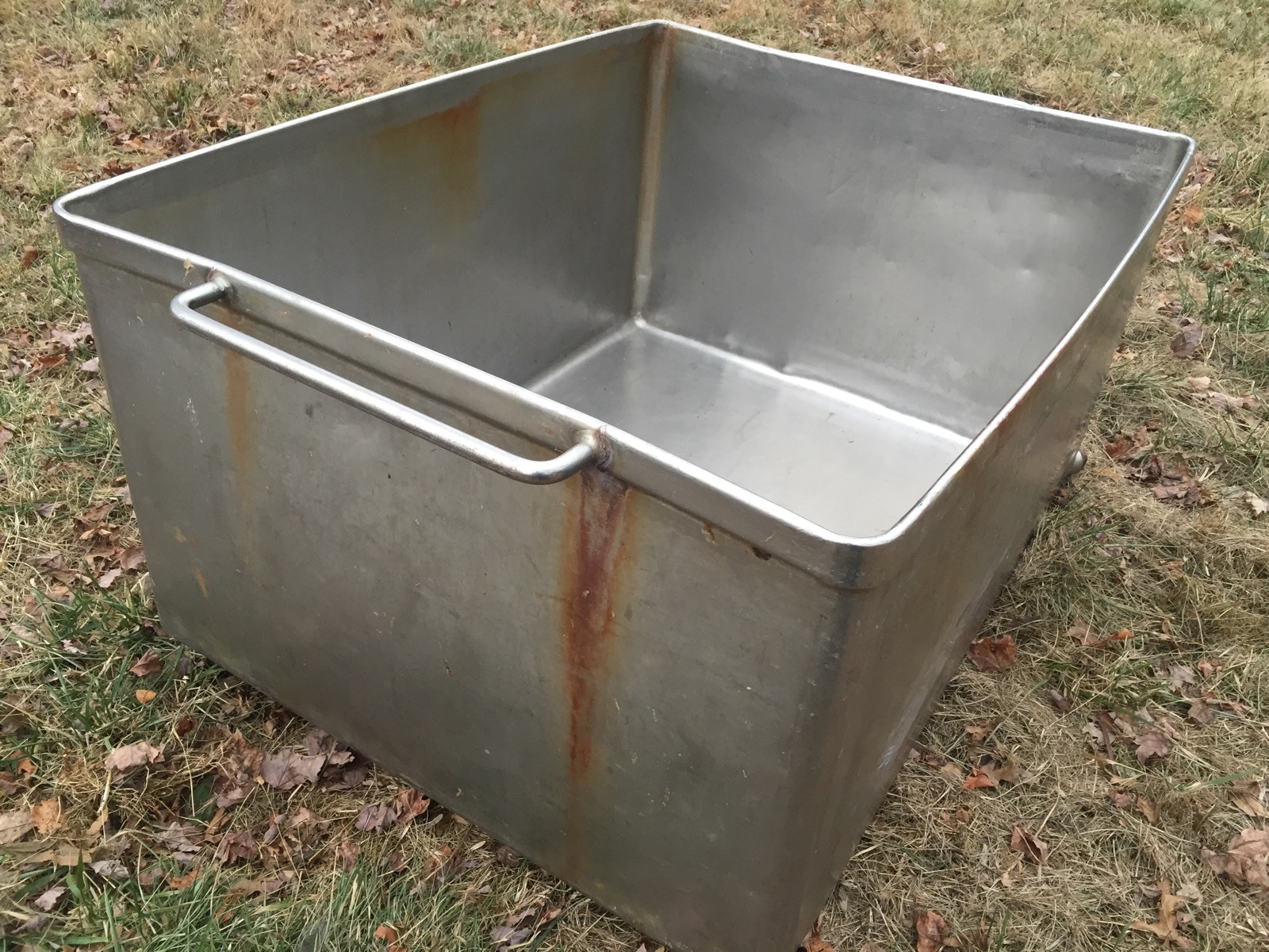 Very Heavy Duty / Gauge Stainless Steel Meat Butcher Transport Vat Tub ...