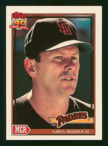 GREG RIDDOCH 1991 TOPPS TIFFANY 91 NO 109 NRMINT+ 21918 | eBay