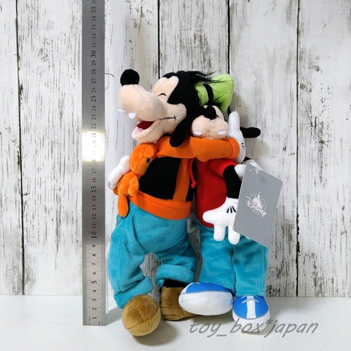 Goofy and Max Hug & Smile Plush Toy Stuffed Doll Japan Disney Store ...