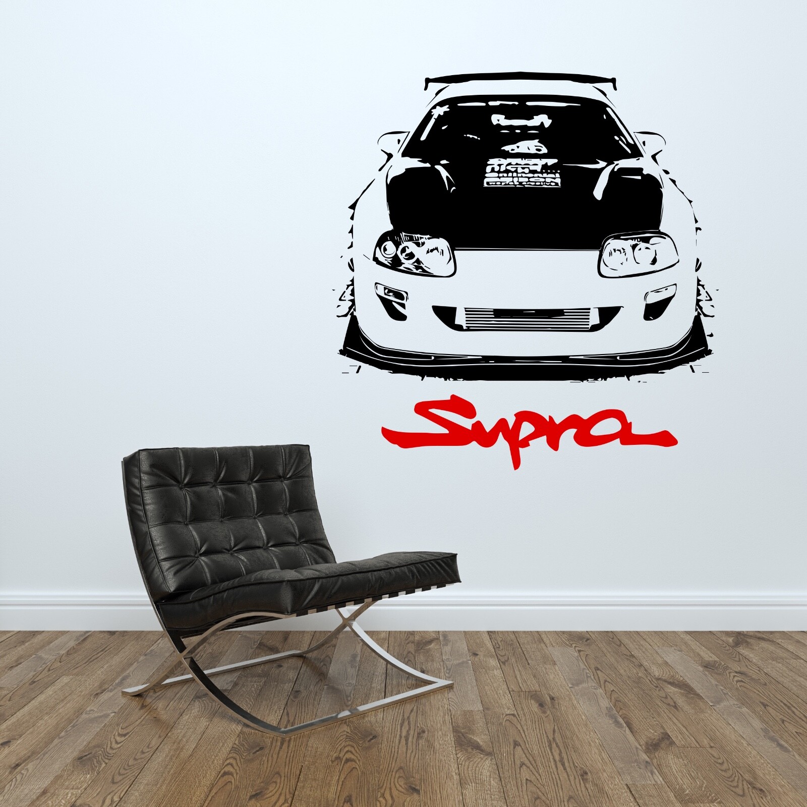 Toyota Supra Turbo Wall Decal Sport Racing Car Art Mural Vinyl Sticker ...