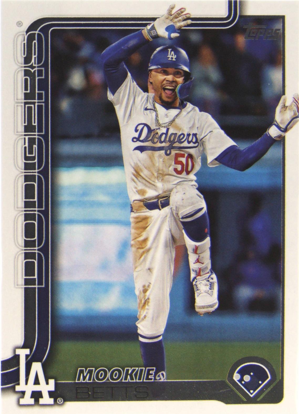 2025 Topps Series 1 - Dancing Dodgers Variation Mookie Betts #146 for ...