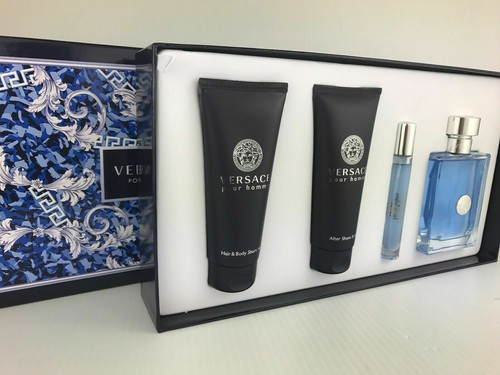 Versace Pour Homme by Versace Men's Set 3.4oz Eau De Toilette Spray A/S ...