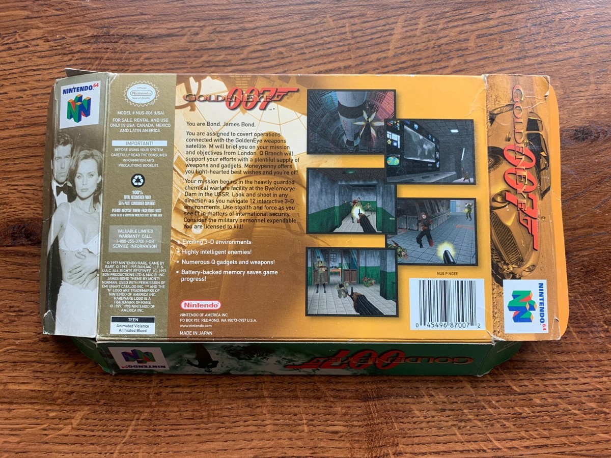 Goldeneye N64 Box