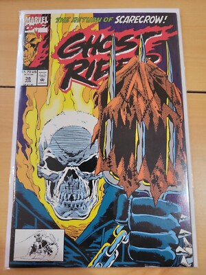 GHOST RIDER #38 JUNE 1993 MARVEL COMIC THE RETURN OF THE SCARECROW | eBay