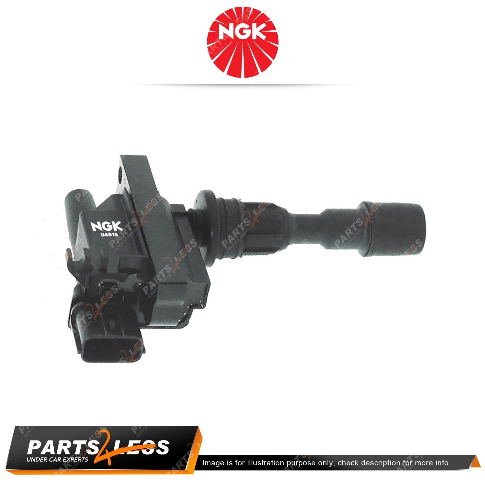 NGK Ignition Coil U4015 - Ignition System Refer ZL0118100 ZL0118100A ...