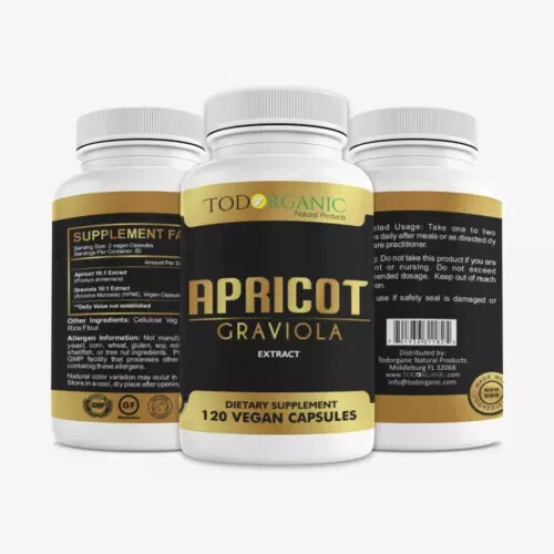 Graviola and Apricot Extract Dietary - Supplement 120 Vegan Capsules | eBay